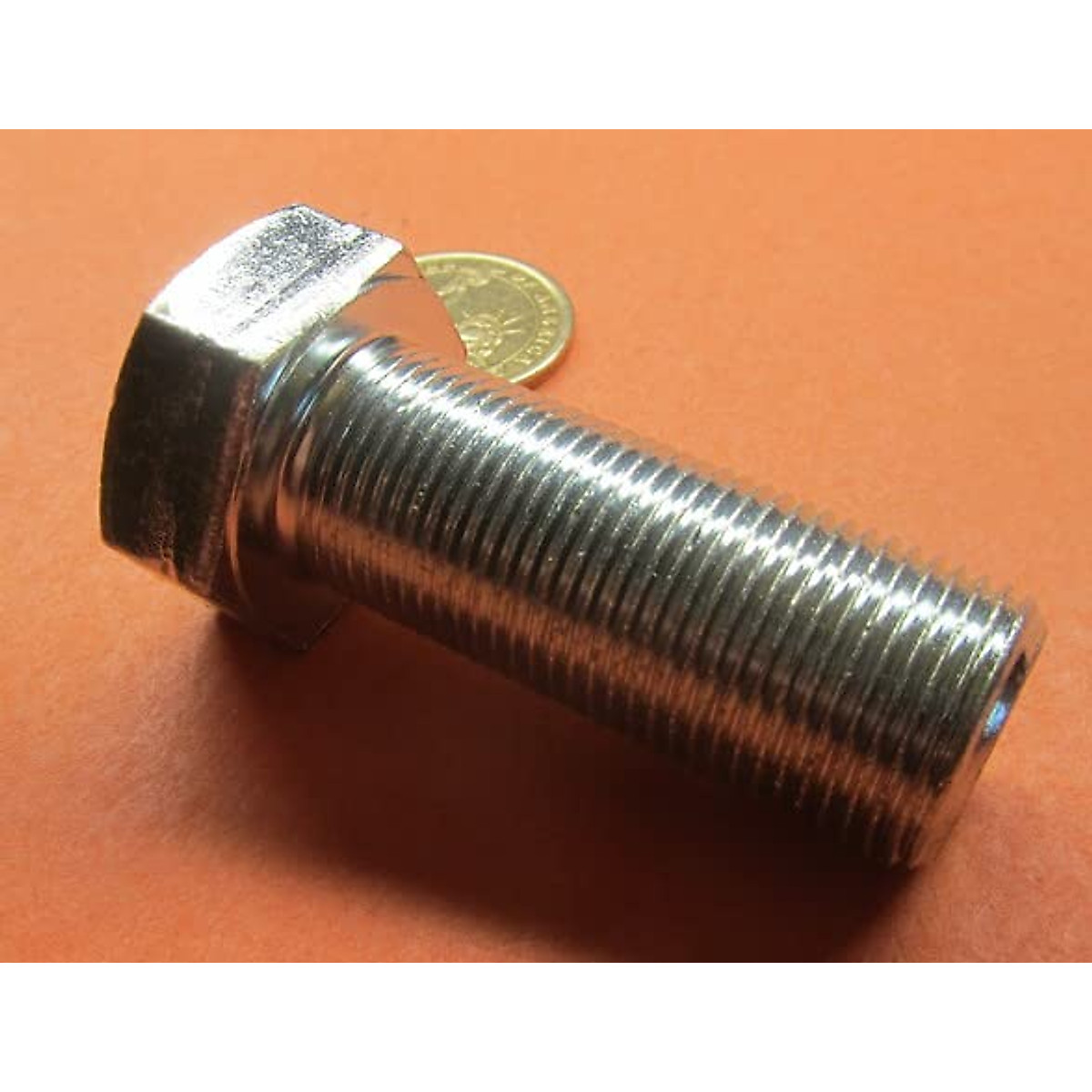 Class 8.8 Zinc Steel Bolts FT M20 x 1.5 mm x 50 mm Long 4 pcs