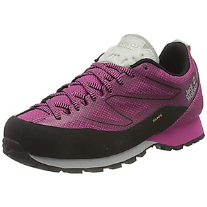 Jack Wolfskin Women's Scrambler 2 Texapore Low Hiking Shoe Boot, Black/Purple, 8.5
