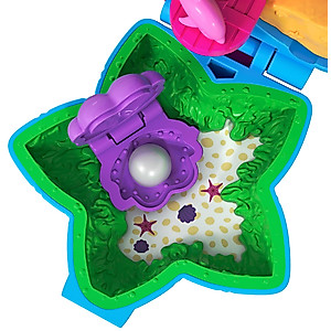 Polly Pocket Tiny Pocket Places Aquarium Compact with Micro Polly Doll & Accessories