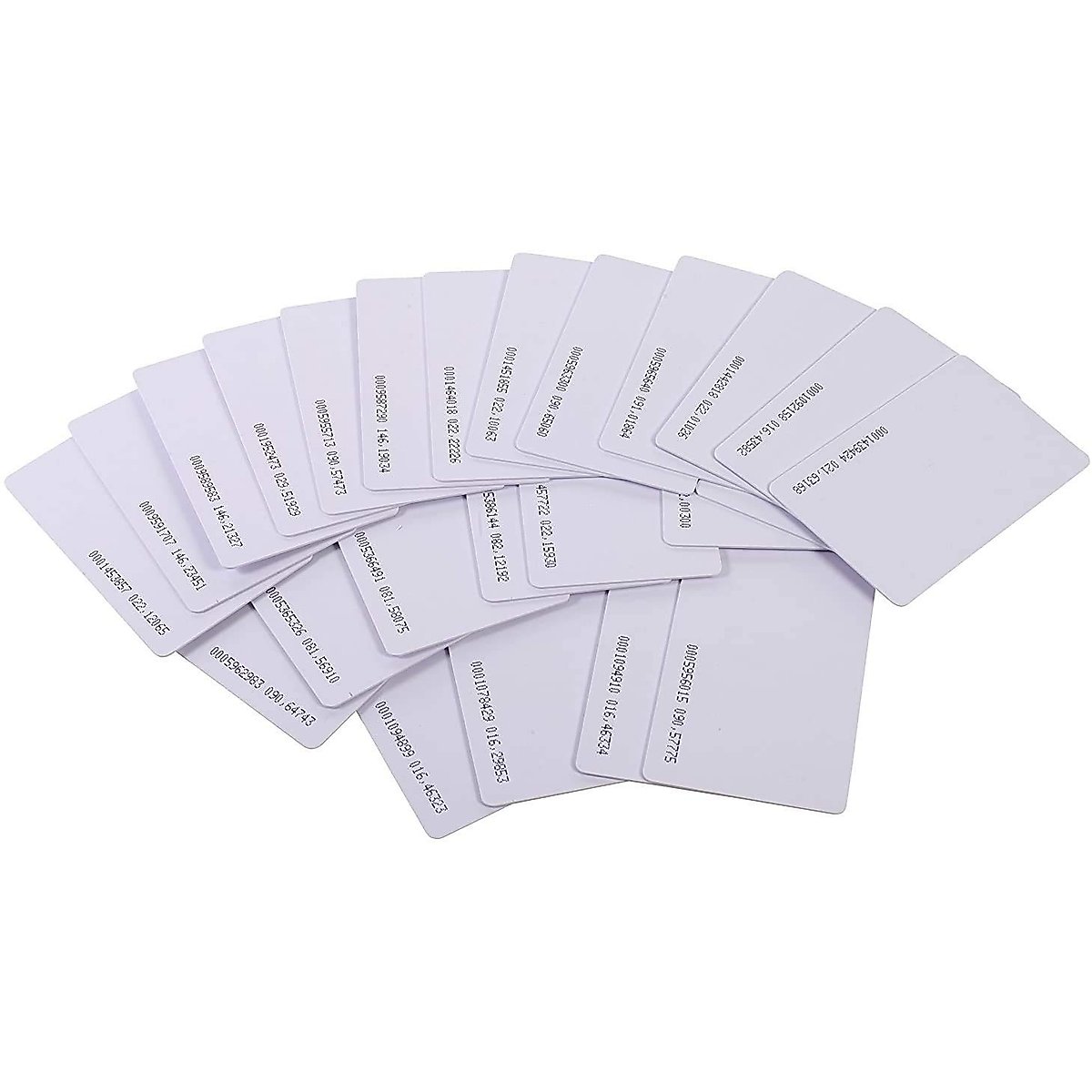 UHPPOTE Contactless 125kHz RFID Proximity Smart Card 0.8mm Thick for Access Control System & Time Attandance (Read only, Pack of 100)
