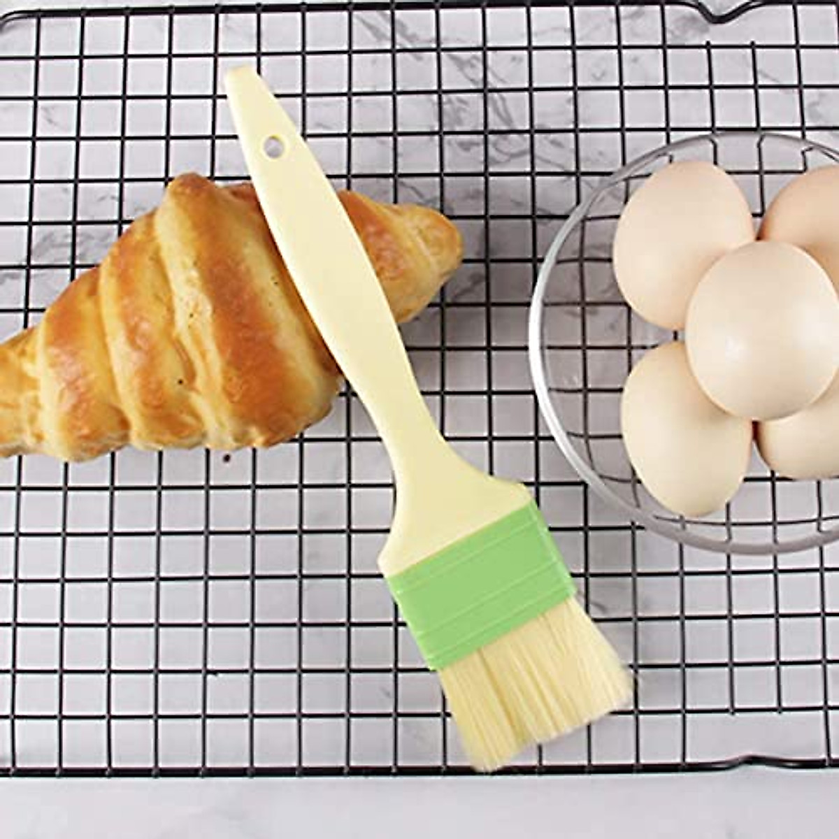 Basting Brush, Portable Pastry Brush, Food Brush for Baking, BBQ and Cooking and Grilling, Cooking Brush for Oil, Desserts Baking Kitchen Baking Cooking Gadgets