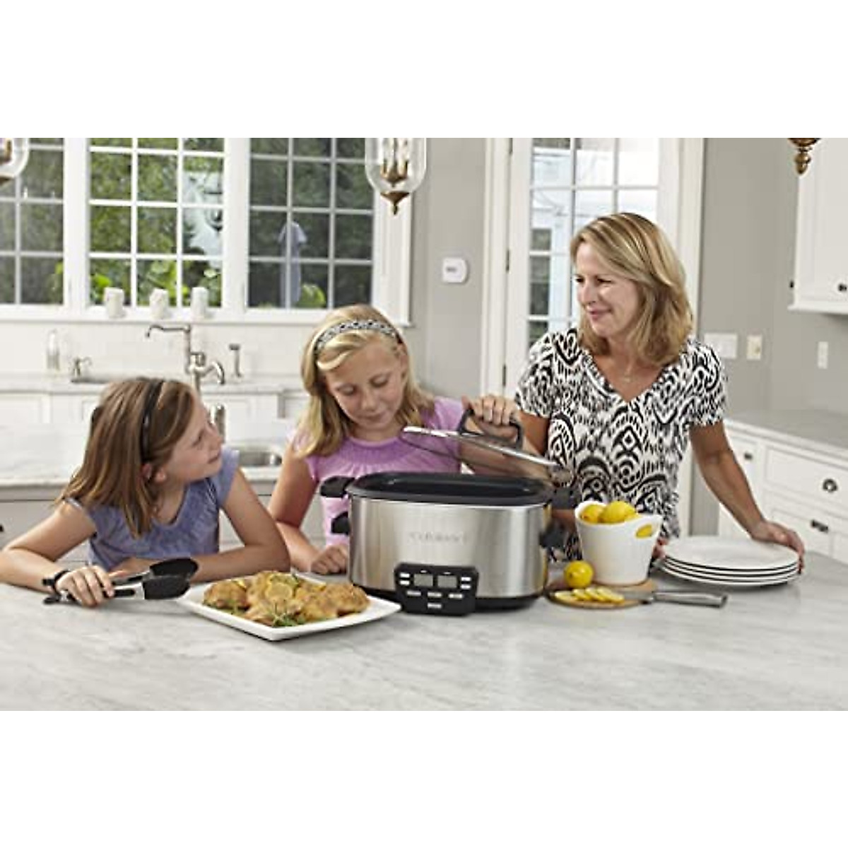 Cuisinart MSC-600 3-In-1 Cook Central 6-Quart Multi-Cooker: Slow Cooker, Brown/Saute, Steamer