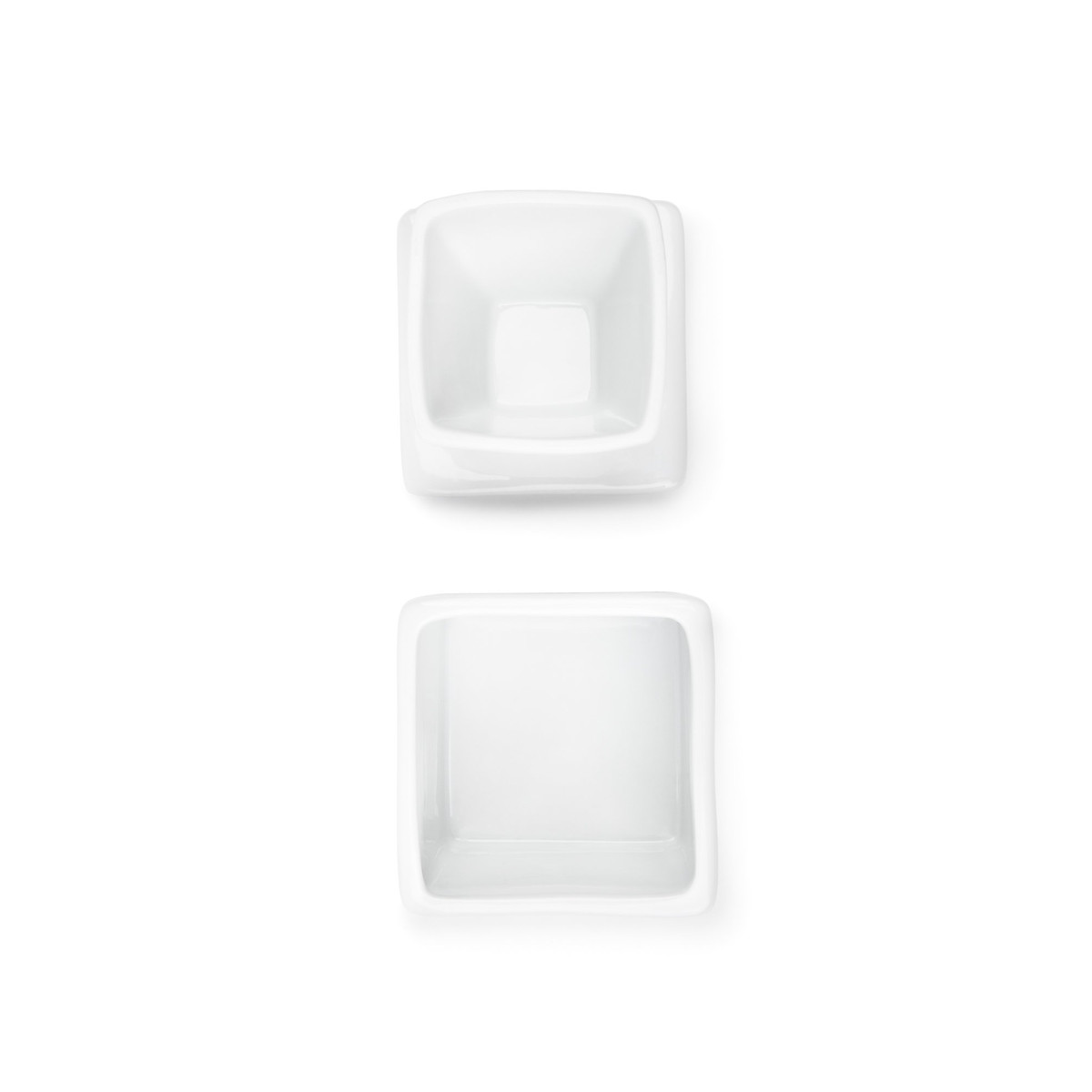 Fox Run Butter Keeper Porcelain, 3.75 x 3.75 x 5.5, White