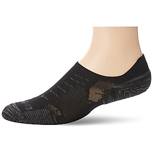 Thorlos Experia XCTU Thin Cushion Running No Show Socks, Black, S
