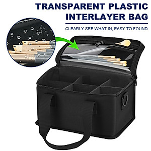 Acrylic Paint Organizer Paint Holder Bag with Handle and Shoulder Strap for Craft Hobby Paint Storage, Acrylic Paint Storage Craft Paint Storage, Paint Case for Apple Barrel & Other Brand Paint