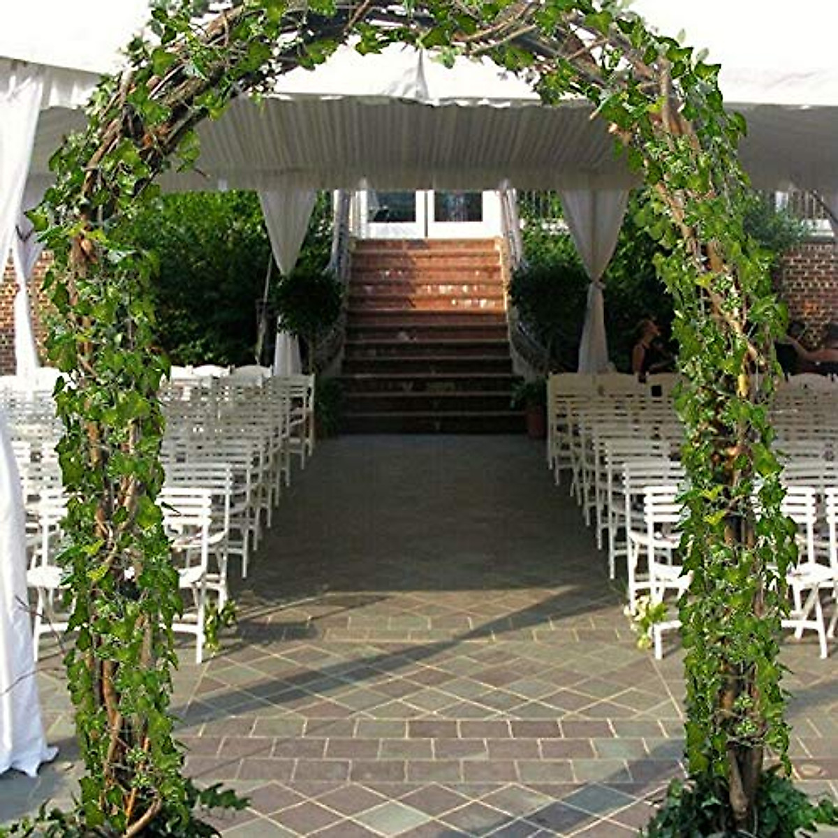 winvin 84 Feet Silk Ivy Garland,Greenery Leaf Vine Garland Artificial Hanging Plant Foliage for Wedding Party Home Garden Wall Decoration