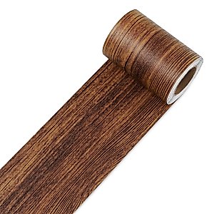 Decotalk 3"x236" Wood Border Wallpaper Peel and Stick Wood Grain Wallpaper Border Self Adhesive Wall Paper Border Removable Mirror Frame Border Wood Border Wallpaper for Bedroom Home Decor