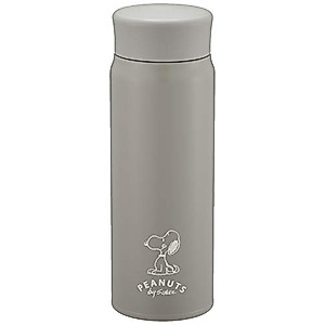 Peanuts Snoopy PD-2911 Stainless Steel Bottle, Gray, Gray