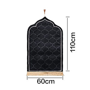 Muslim Prayer Rug Prayer Mat Islamic Turkish Praying Rug Carpet Thick Soft Flannel Janamaz Sajadah Ramadan or Eid Gifts