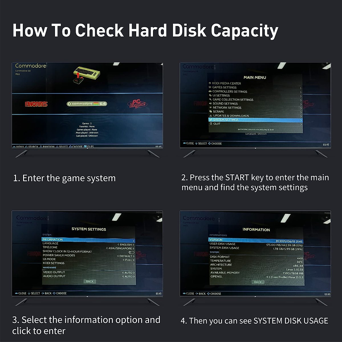 2TB Game Drive, USB 3.0, Built-in 120000+ Games, External Hard Drive Compatible with Mac OS/Linux/Windows XP/7/8/10/11, Portable HDD