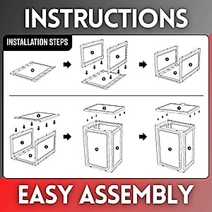 Shoe Box Storage - Black Drop Front shoe box with Clear Magnetic door - Stackable Mens and Womens Large Shoe Storage - Black Shoe Case - Shoe Display - Shoe Container - Clear Shoe Organizer - 3 Pack