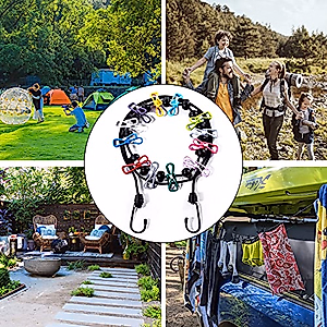 Ulfsaar Portable Travel Clothesline, Camping Accessories, Vacation Essentials, RV Cruise Camper Accessories for Travel Trailers, Camper Travel Apartment Essentials, Laundry Line.