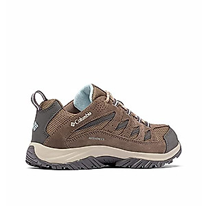 Columbia Womens Crestwood Waterproof Hiking Shoe, Brown, 8 US