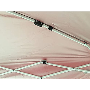 FDMASK 4' x 6' Instant Canopy Outdoor Shade Shelter, Brilliant Red