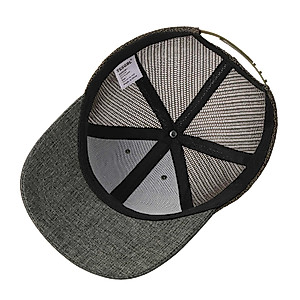 TSSGBL XL,XXL Snapback Trucker Hat Big Head Men Women Summer Plain Baseball Cap,Adjustable Blank Mesh Back Work Ball Caps Green