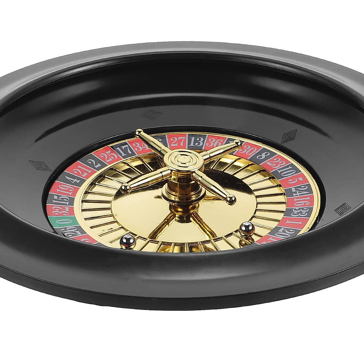 Cabilock Poker Table Roulette Wheel Table Poker Wheel Rotating Poker Wheel Prop Game Wheel Poker Game Prop Party Game Prop Poker Supply Decorative Poker Wheel Plastic