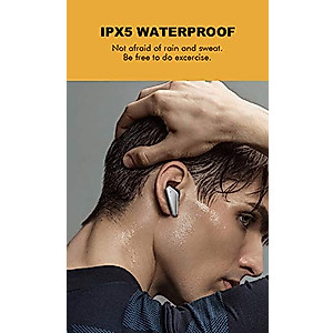 Astren Zyre True Wireless Earbuds – Ergonomic Bluetooth Earbuds with Rotating Charging Case – Noise-Cancelling Waterproof Bluetooth Earbuds – Comfortable and Lightweight Earbuds with Mic (Black)