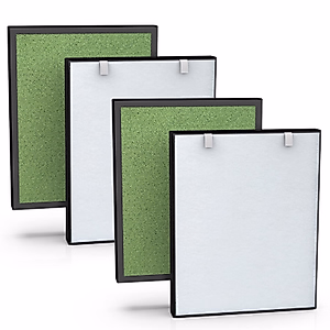 EzLfGre 2-Pack H13 HEPA Filter Replacement Fit for PURO XYGEN P500 Air Purifier, EzLfGre 4-in-1 Filter Fit for KVV Sdf 001 002 Air Purifier, EzLfGre Filter Fit for MOOKA Elechomes KJ203F Air Purifier