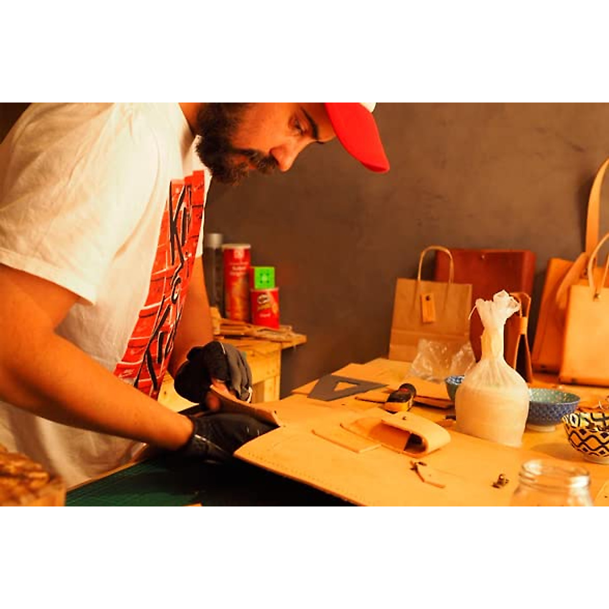 Annoni Rubik Cover, Leather case, Shoulder Strap and Belt or Backpack Hook