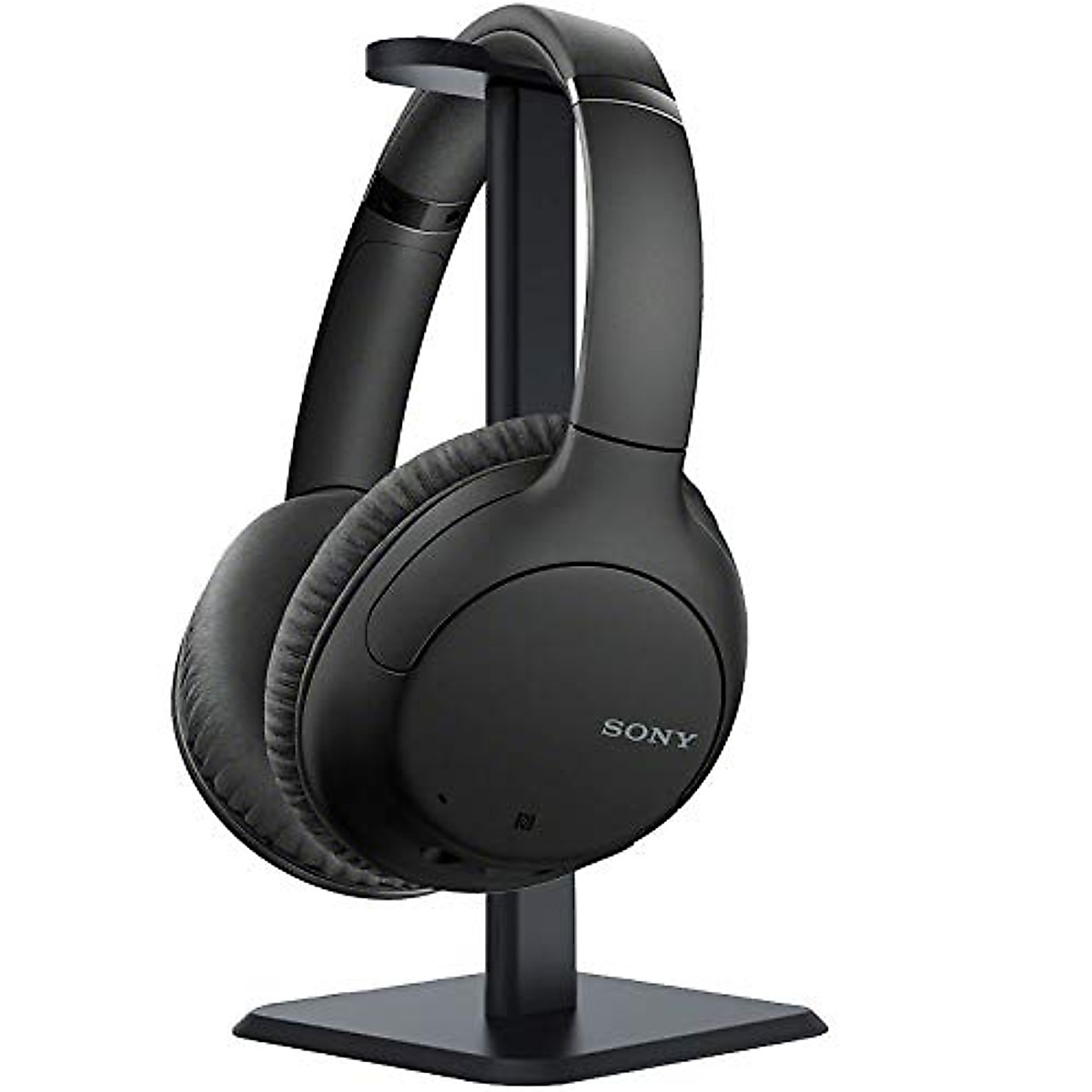 Sony WH-CH710N Wireless Noise-Canceling Headphones Bundle with Deco Gear Headphone Case and Stand for The WHCH710N Model Headphones (Black)