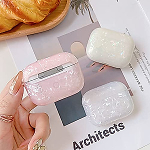 Cocomii Pearl AirPods Pro Case - Pearl Glitter - Slim - Lightweight - Glossy - Keychain Ring Shiny Sparkle Sequin Bling - Luxury Headphone Case Cover Compatible with Apple AirPods Pro (Iridescent)