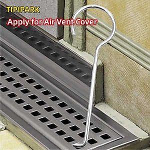 4 PCS Drain Key Lifting Hook for Drain Grate with 4 PCS Adhesive Hooks Drain Removal Tool Linear Shower Drain Grate Removal