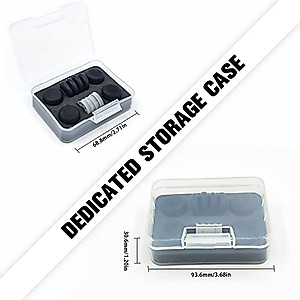 ZHI-NYLLDJS FPS Thumb Grip Caps Set for Steam Deck Silicone Thumbsticks Grips Joystick Caps for Steam Deck,for Xbox One (Series X, S) Controller Stick Caps(8pcs) Precision Rings(4pcs)