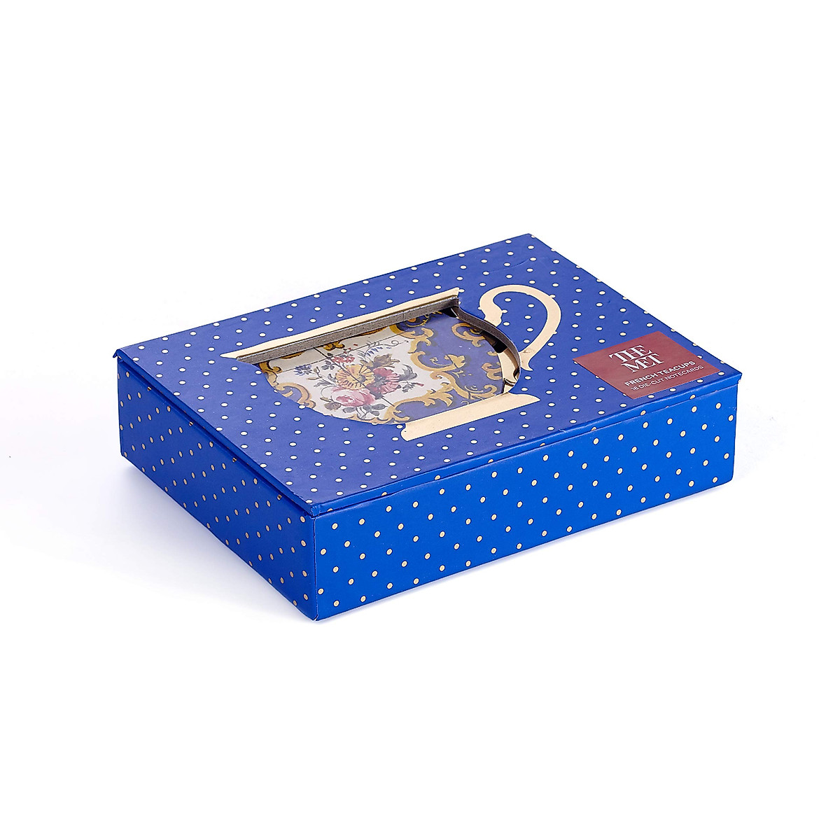 The Metropolitan Museum of Art French Teacups Collection Note Cards Greeting Cards Bulk Box Set -18 die-cut note cards 5 1⁄4" x 3 9/16" by M&G COLLECTION