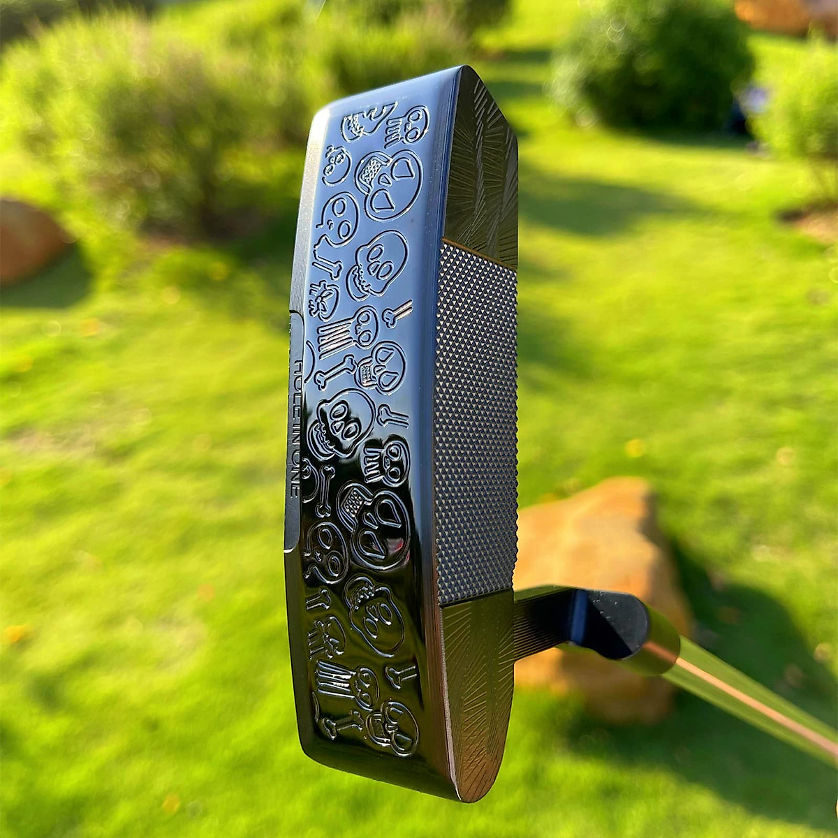 CALONG Super GSS Blade Golf Putter 303 Steel 375g CNC Milled Right Hand Skull Golf Club Putter with Headcover