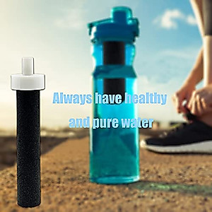 Xcivi Replacement Activated Carbon Water Bottle Filter for Brita BB06, Brita Hard Sided, Sport and Stainless Steel Bottle Filter, 10 Count