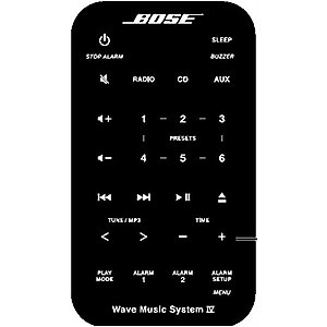 Bose Wave Music System IV Remote Control - Black
