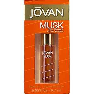 JOVAN MUSK by Jovan PERFUME OIL .33 OZ (Package Of 2)