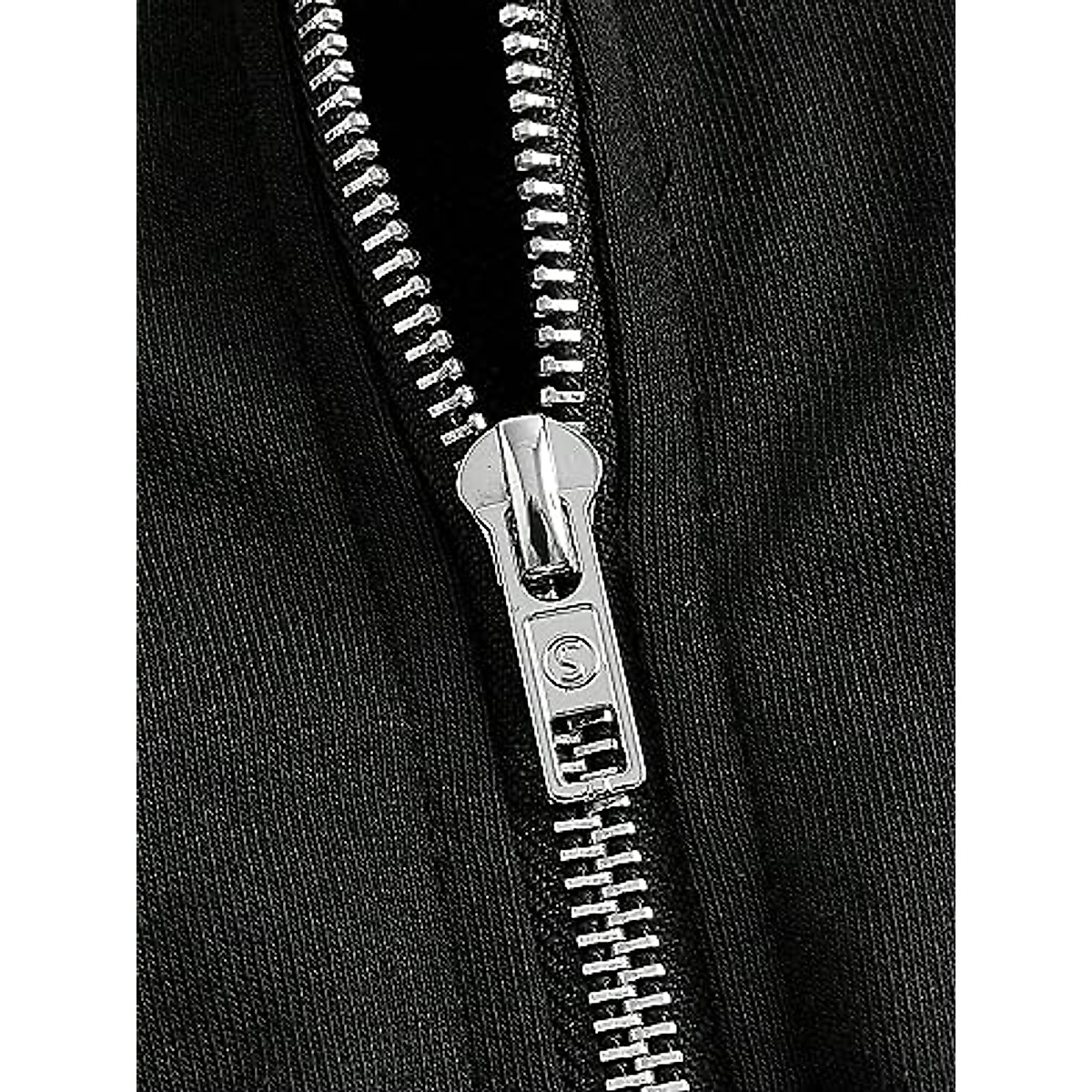 WDIRARA Women's Skeleton Skull Graphic Print Hoodie Drop Shoulder Drawstring Sweatshirt Zipper Up Long Sleeve Crop Top Black M