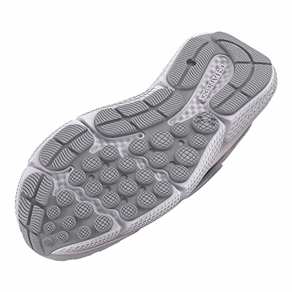 Under Armour Girls' Pre School Assert 10 Alternate Closure, (100) Halo Gray/Pink Sugar/Iridescent, 3, US