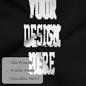 Custom Pillows with Picture Add Your Picture Logo Text Personalized Pillow with Photo Design Your Own Personalized Gifts Black 20x36In Pillow Case