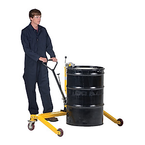 Vestil PSDT Pallet Straddling Drum Truck, 550 lbs Capacity, 41-5/16" Width, 47" Height, 32" Depth