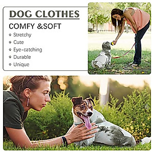 Duojoy Dog Hoodie with Pocket, Puppy Pajamas Long Sleeve Onesie Jumpers Outfit, Spring Summer Autumn Winter Clothes Sweatshirt, Pet Hooded Coat Jacket Apparel, Pet Soft Warm Sweater Small Medium Dogs