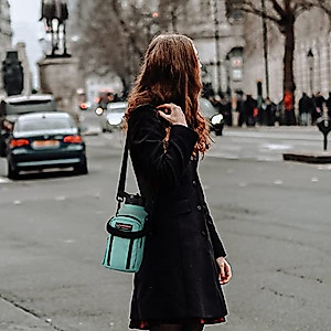 NATURE PIONEOR Insulated Water Bottles with Straw - 24/32/40 oz Stainless Steel Vacuum Water Bottle with Holder/Carrier/Sleeve - Reusable 18/8 Food Grade Thermos Water Jug