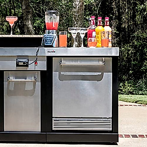 Char-Broil 463246518 Medallion Series Modular Outdoor Kitchen Refrigerator, Silver