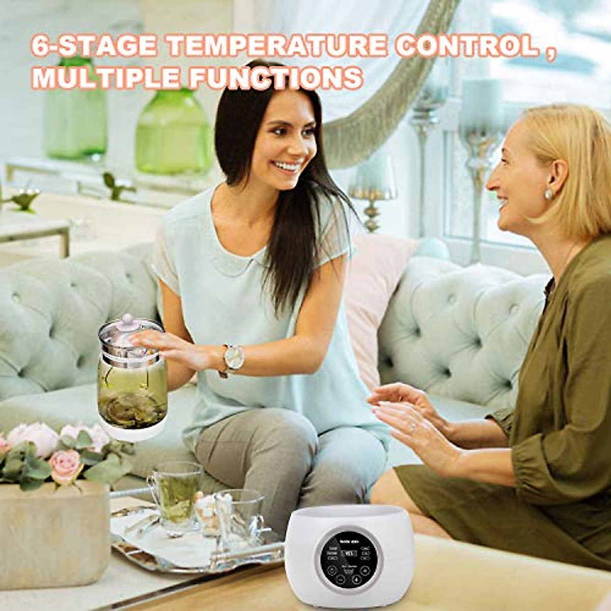 BabyExo Baby Formula Water Kettle,Precise Baby Water Kettle- Temperature Baby Milk Warmer for 24 Hours-1.2L BPA-Free Boil-Dry Protection Instant Water Warmer for Baby Formula