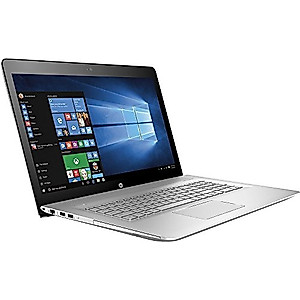 HP Envy 17.3-Inch Full HD IPS Touchscreen Laptop, 7th Intel Core i7-8500U, 16GB DDR4 RAM, 1TB 7200RPM HDD, NVIDIA GeForce MX150, DVD, HDMI, Bluetooth, Backlit Keyboard, Windows 10-Silver (Renewed)