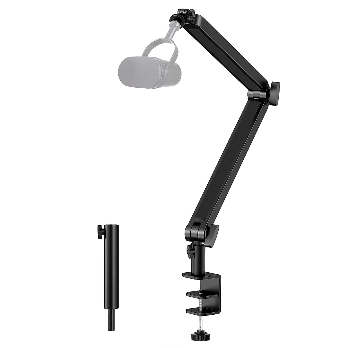 Mic Boom Arm Compatible with Shure SM7B, MV7, Blue Yeti Mic, HyperX QuadCast Mic, Rode Podmic and Most Podcast Microphones, Premium Microphone Arm Stand by YOUSHARES