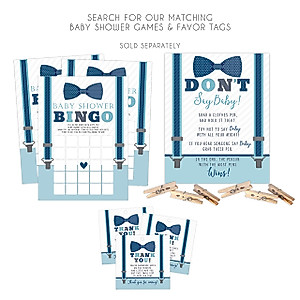 Your Main Event Prints Boy Baby Shower Invitations, 20 Including Envelopes & Diaper Raffle Cards, Little Man, Sprinkle