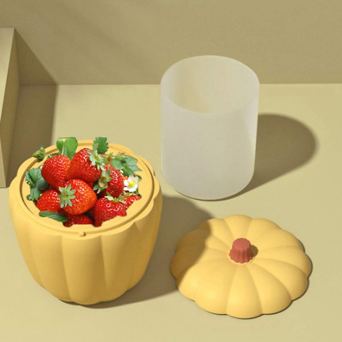 Ice Cube Mold Ice Cube Trays: Silicone Ice Bucket Ice Mold and Storage Bin Small Ice Container Makes Frozen Ice Cubes, Craft Ice, Closed Ice Cube Tray