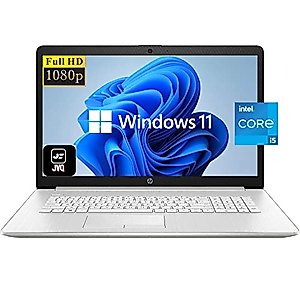 2022 HP Pavilion 17 Laptop, 17.3" FHD IPS Display, 11th Gen Intel i5-1135G7(Up to 4.2GHz, Beat i7-10710U), 16GB RAM, 512GB PCIe SSD, Backlit Keyboard, HDMI, WiFi, Bluetooth, Webcam, Windows 11+JVQ MP