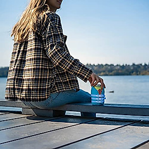 2 PACK - Cold Beer Coat Brew Jacket Cooler Life Vest Jacket Cover by In-Cog-Neato Secret Hide a Beer Can Beverage Cooler For 12oz Cans Unique Gifts for Her Him (Life Jacket)