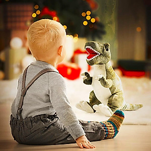 PREXTEX 15" Large Plush Dinosaur T-Rex Large Cuddly Soft Dinosaur Toys for Kids