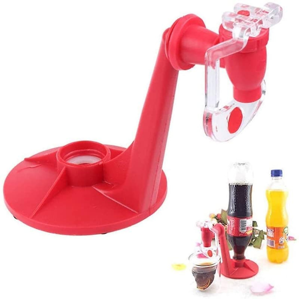 Soda Dispenser Bottle Novelty Saver Lemonade Drink Inverted Carbonated Beverage Upside Down Drinking Water Dispense Machine Bar