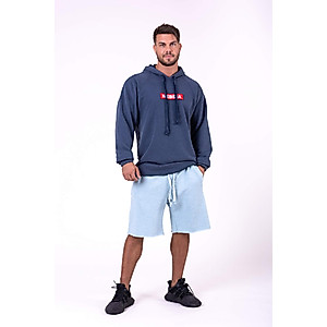 NEBBIA Red Label Hoodie 149 Dark Blue