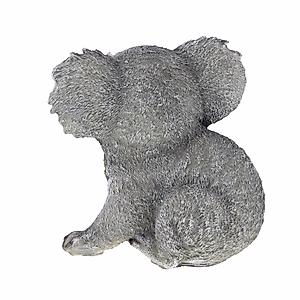 CLEVER GARDEN Koala Garden Statue Outdoor Décor, Resin Figurine Decoration for Lawn, Yard, Patio, Porch, and More